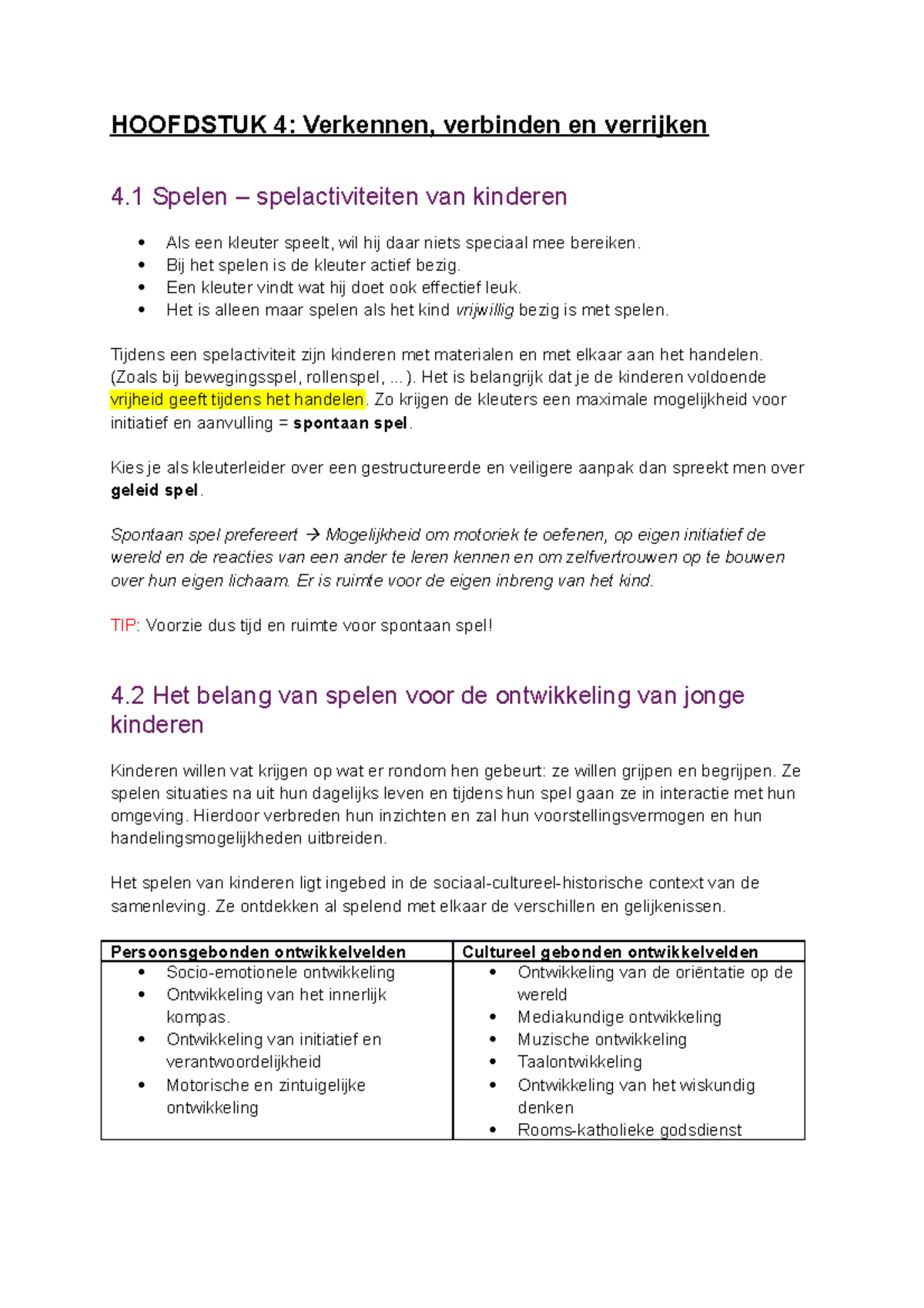 Hoofdstuk 4 verbinden verrijken en verkennen - HOOFDSTUK 4: Verkennen ...