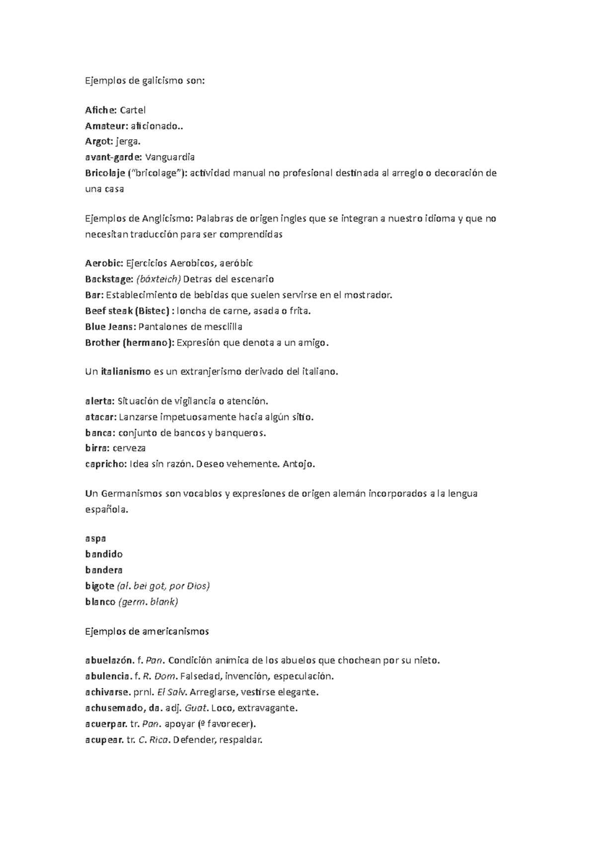 Ejemplos de galicismo son - Ejemplos de galicismo son: Afiche : Cartel ...