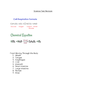 Cells and Classification - Cells and Classification Science revision ...