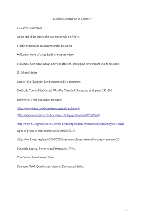 HEAT DLP - HEAT DLP - Final Demonstration: Detailed Lesson Plan in ...