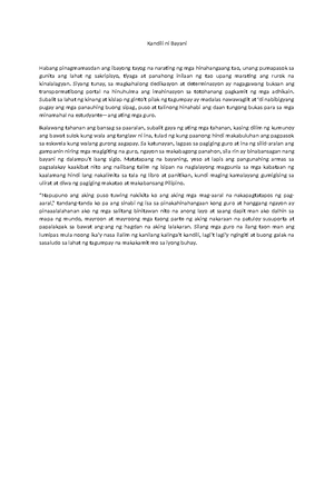 Repleksyon SA FPL - Reflection paper in Filipino - REPLEKSYON Ni ...