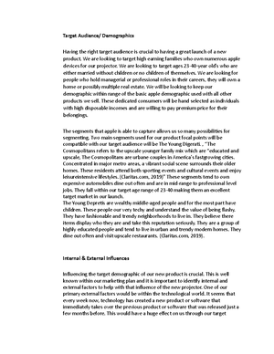 MKT 337 Module Seven Final Project Template final - Final Project ...