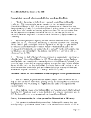 BIBL 104 Discussion Assignment Instructions - BIBL 104 DISCUSSION ...