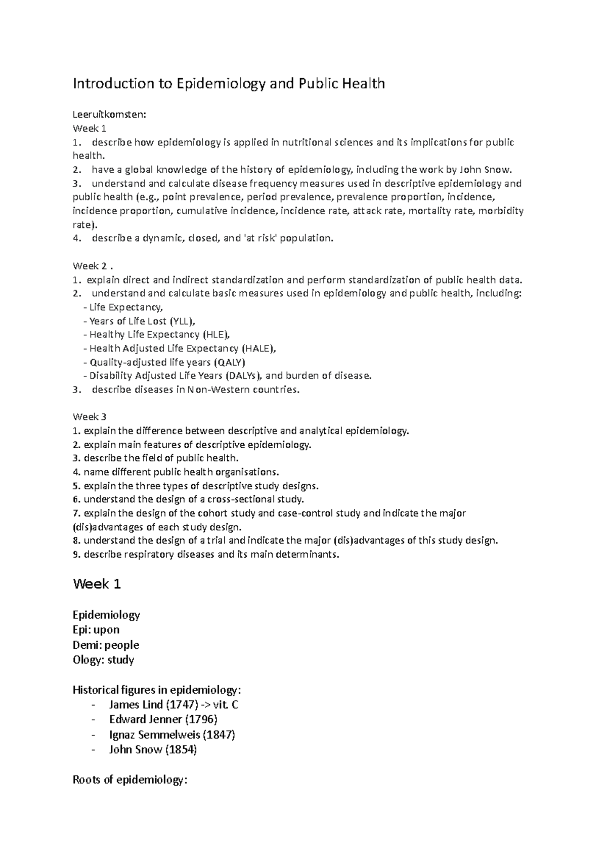 Introduction to Epidemiology and Public Health Lectures - Introduction ...