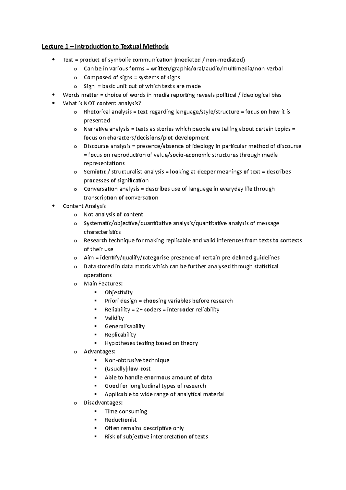 Introduction to Research Methods - Quantitative - Lecture 1 ...
