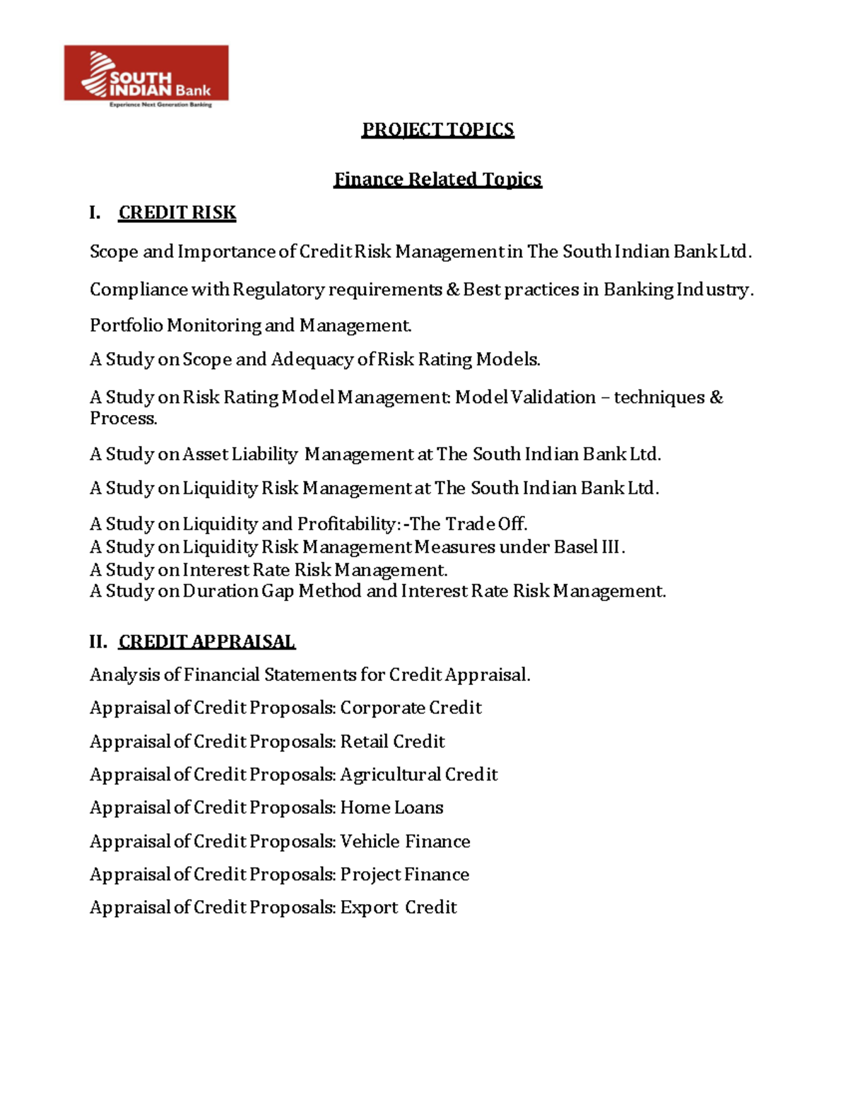 Website - Project Topics - PROJECT TOPICS Finance Related Topics I ...