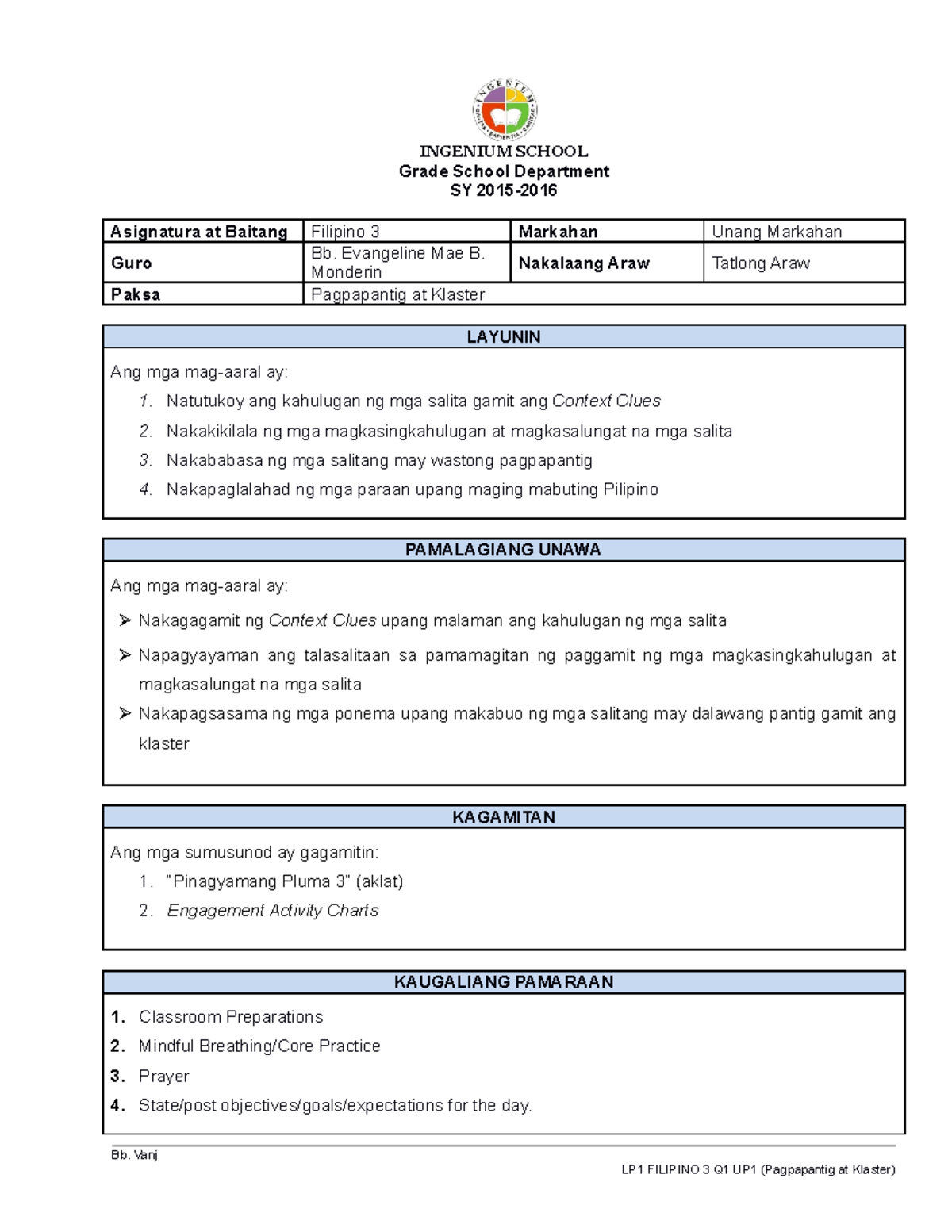 475734120 313956311 LP1 Filipino G3 Q1 UP1 Pagpapantig at Klaster doc ...