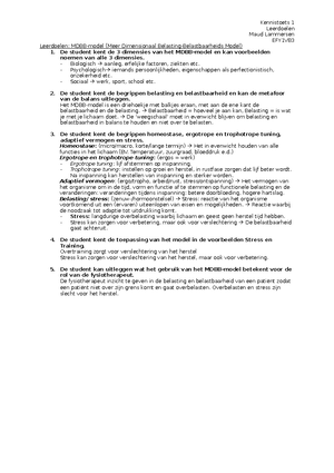 ICF + RPS-formulier - Onderdeel eerste kennistoets - ICF-model ...