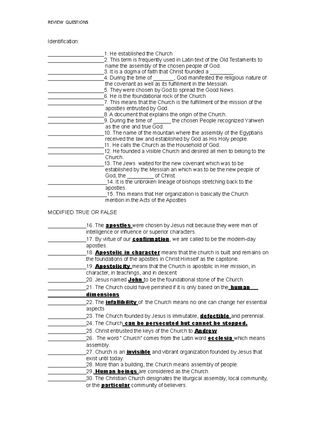 CLE 1ST2 Ndsemexam - hohvfdjskqalksjdhgfdhsjka - REVIEW QUESTIONS ...