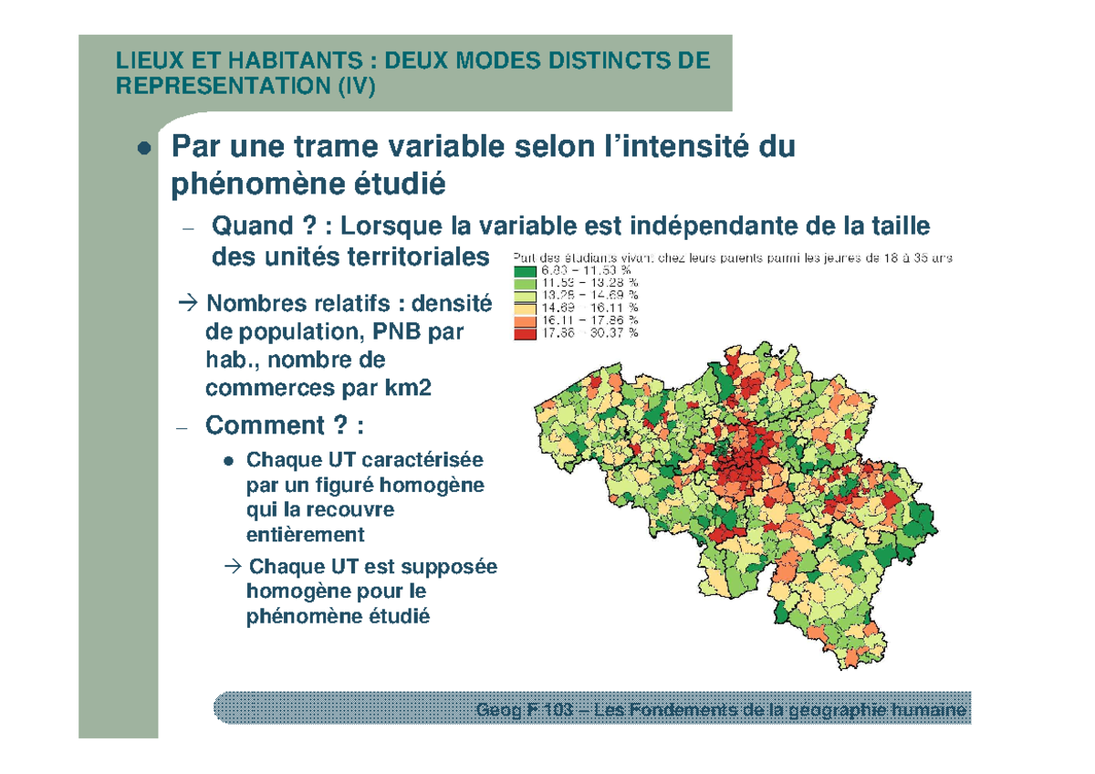 Geog F 103 Ch II PP E - Notes de cours CHAPITRE2 - Fondements de la ...