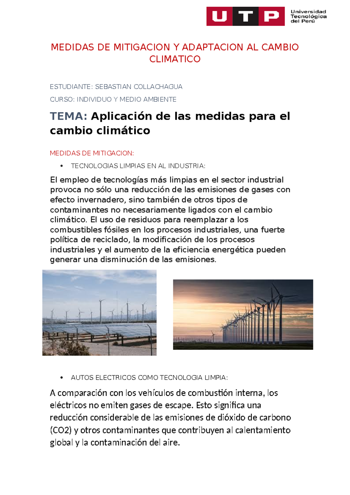 Medidas DE Mitigacion Y Adaptacion AL Cambio Climatico - MEDIDAS DE MITIGACION Y ADAPTACION AL ...