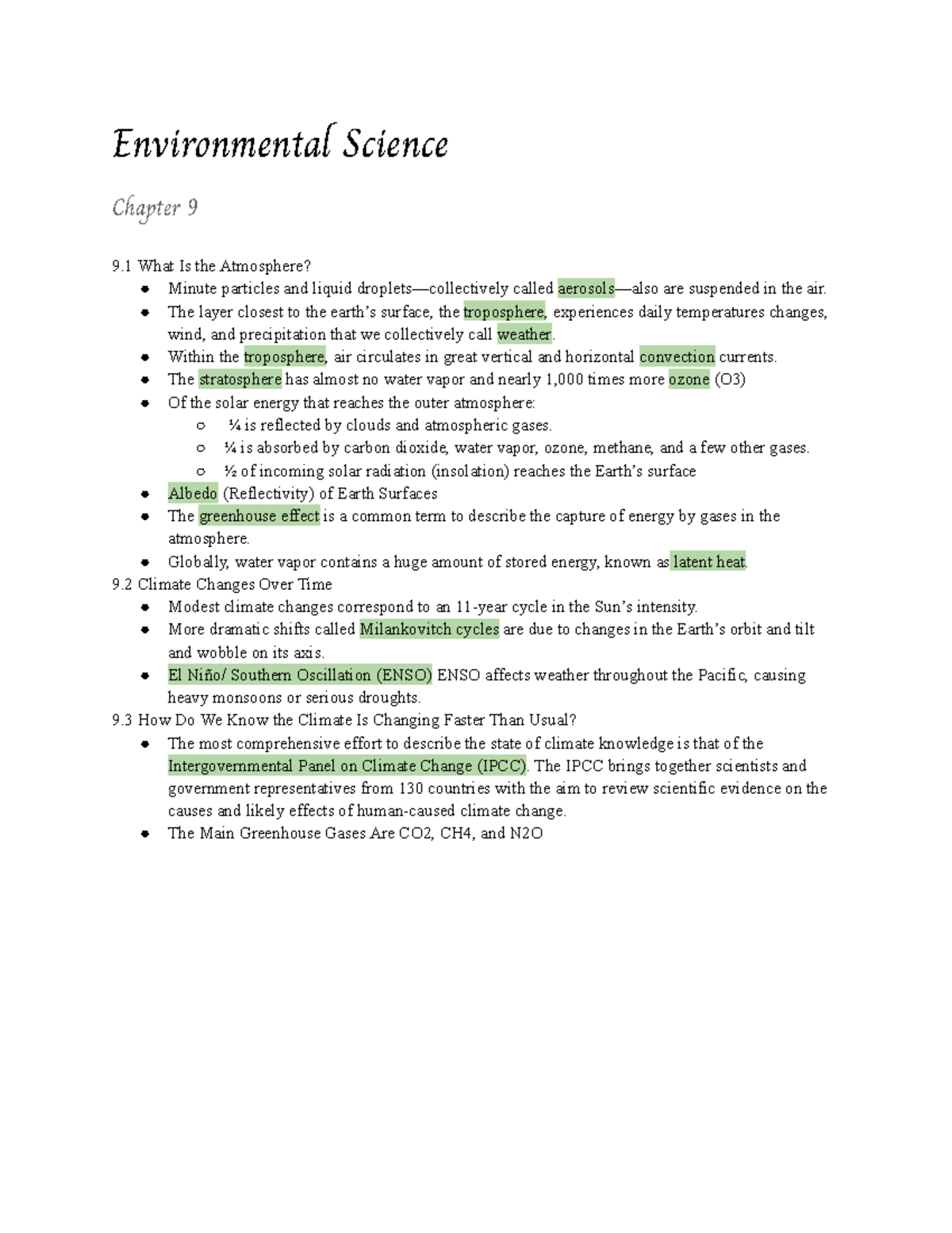 Environmental Science 9 - Environmental Science Chapter 9 9 What Is the ...