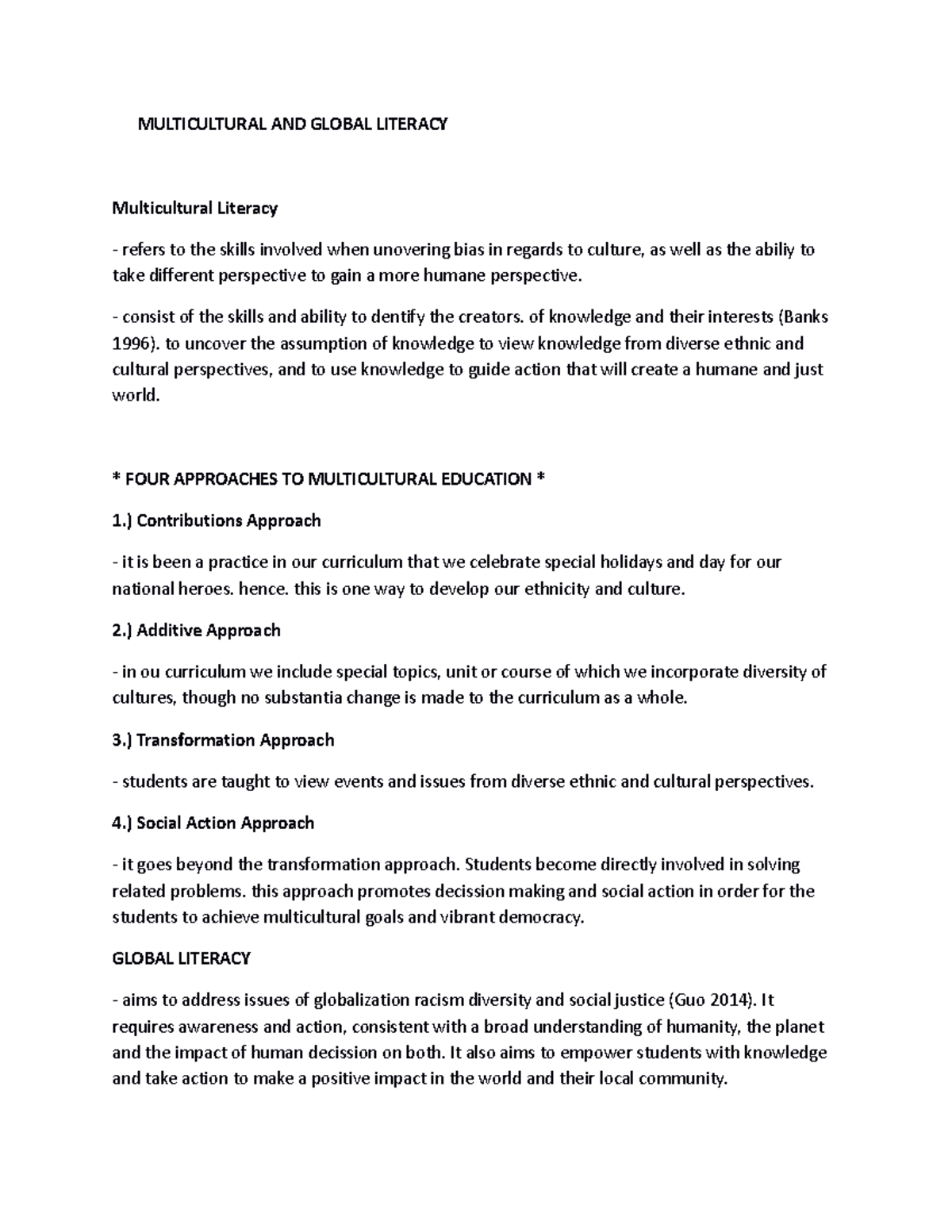 Multicultural-A - It help students to understand the multicultural ...