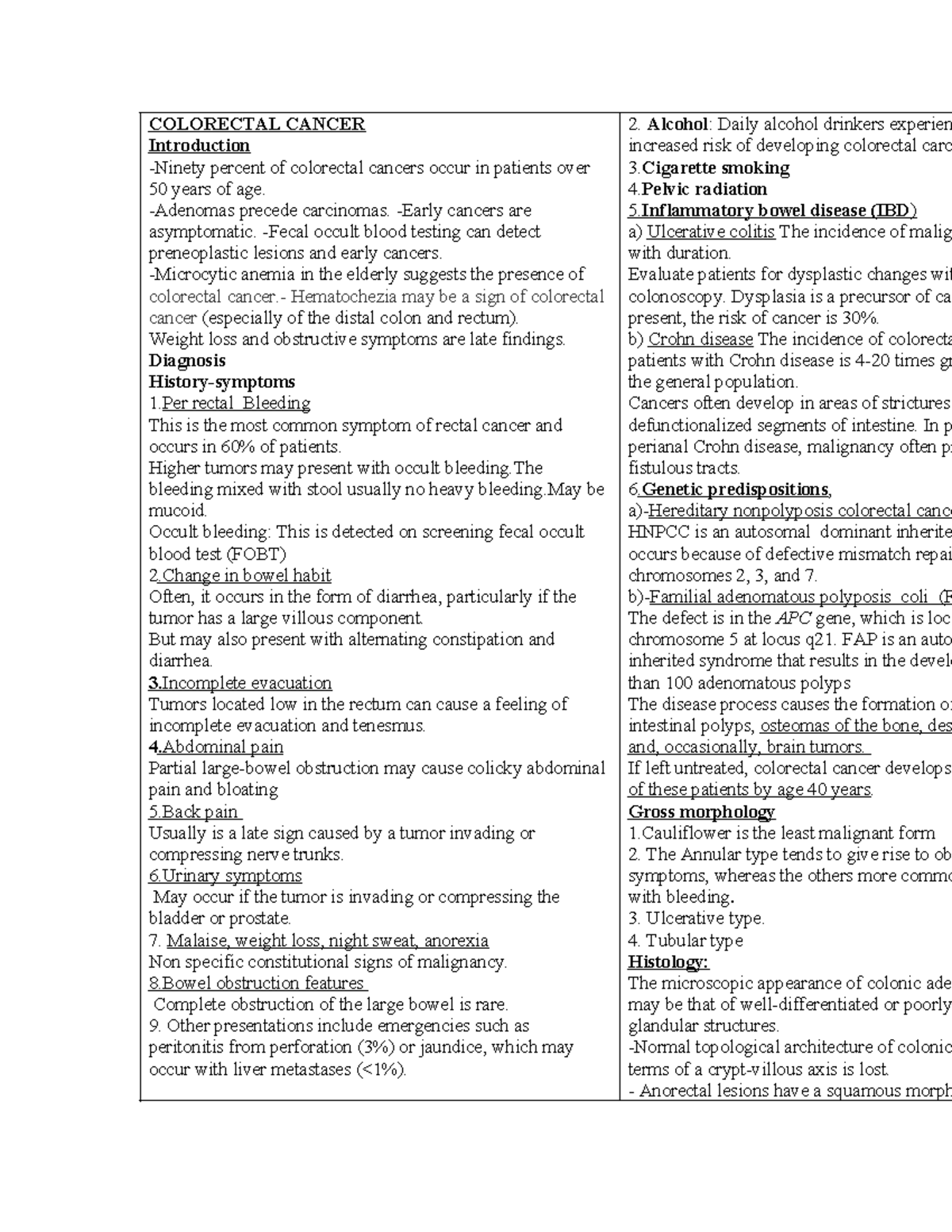 Cancer OF THE Colon - pathology - COLORECTAL CANCER Introduction ...