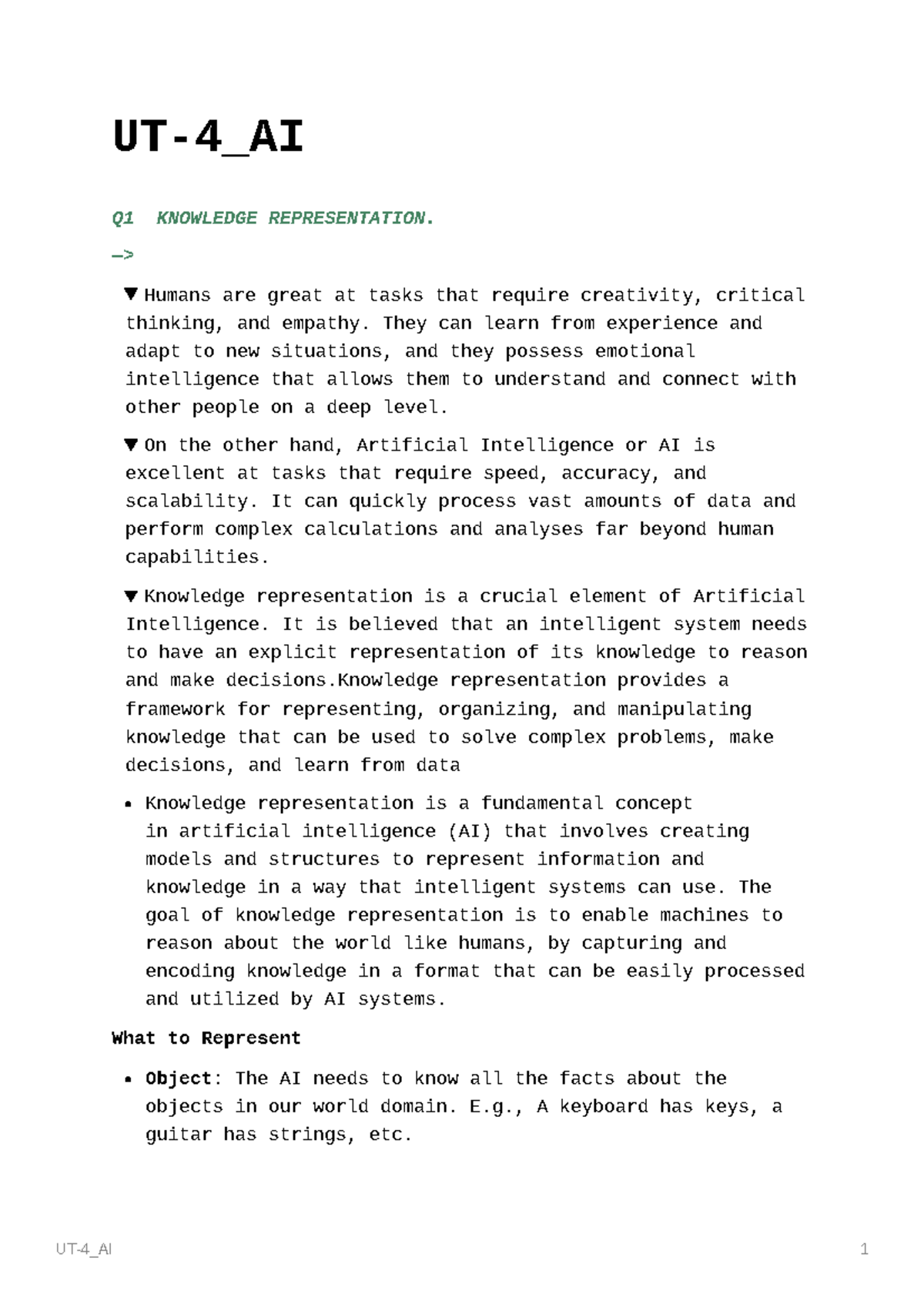 UT-4 AI - This are detailed notes of Artificial Intelligence unit 4 ...