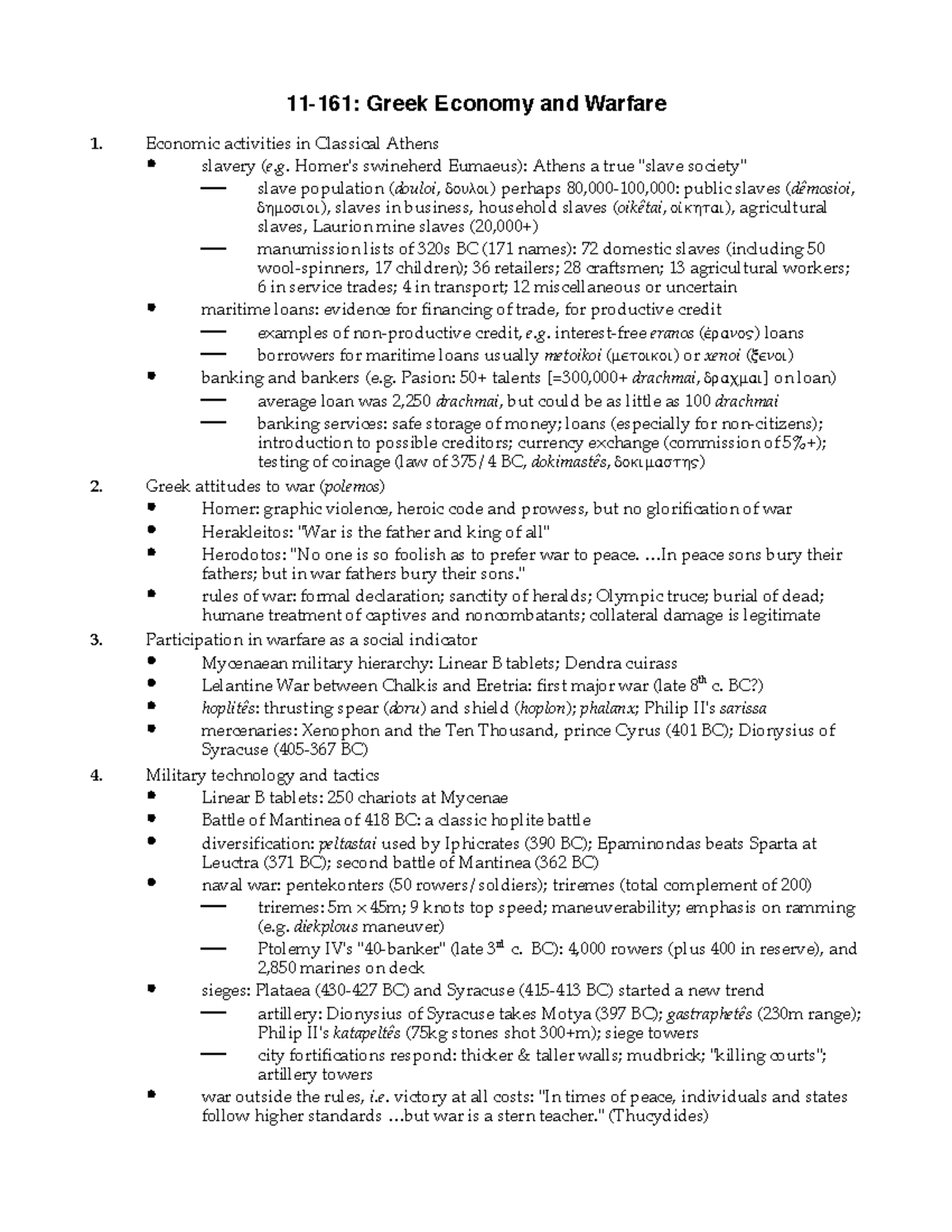 11-161 (2015 ) warfare handout - 01 11 161 - U of W - Studocu