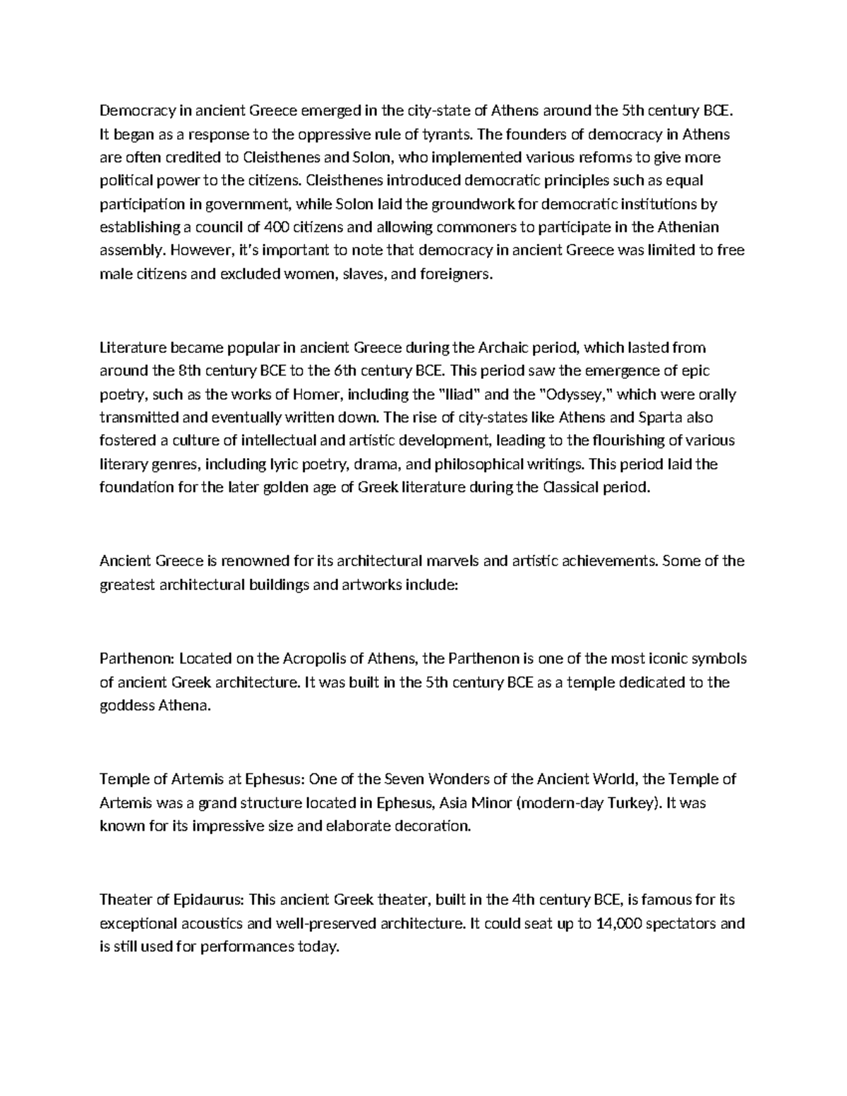 Democracy in an-work 1 - It's really good - Democracy in ancient Greece ...