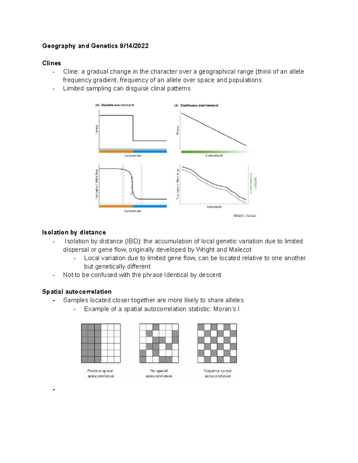 HG 9 14 22 - Lecture Notes Human Genome - Geography and Genetics 9/14 ...