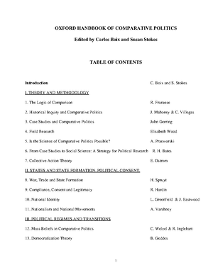 [Solved] What is the summary and theoretical framework for Paul Pierson - Topics in Comparative ...