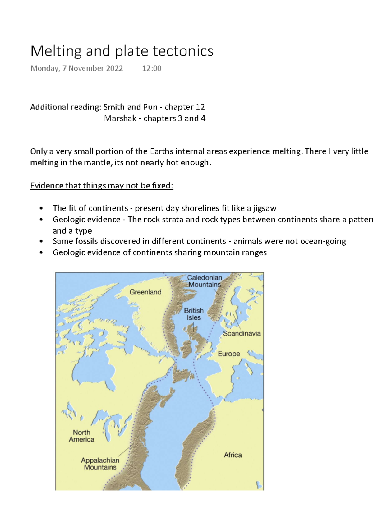 Melting and plate tectonics - Additional reading: Smith and Pun ...