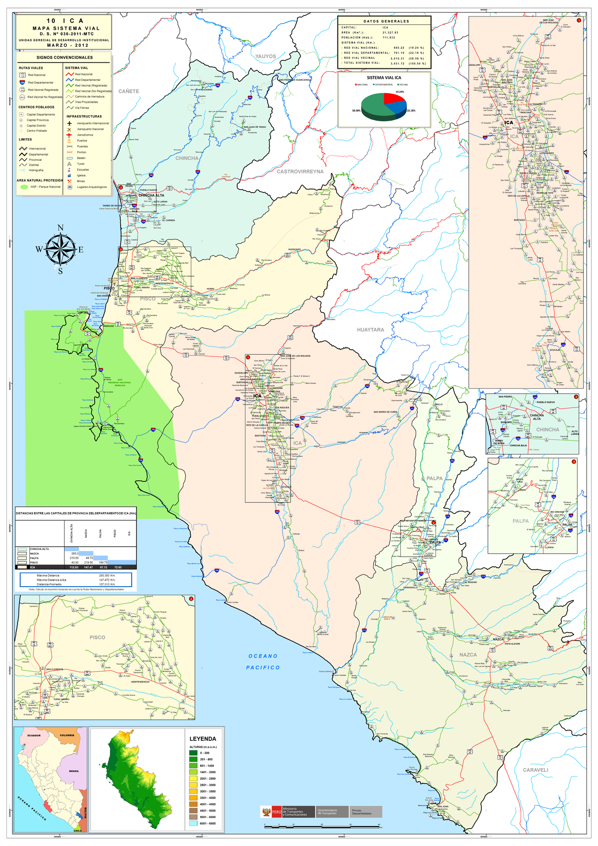 Mapa Ica - ú ú ú ú úú ú ú à ú ú ú ú ú ú ú ú ú ú ! 4 !( !( !( !( !( !( Î ...