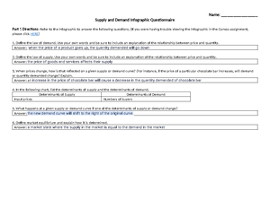 Chapter 7 worksheet - Economics - Chapter 7 Consumers, Producers, and ...