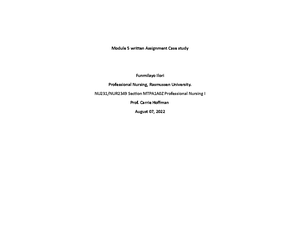 NUR2349 Module 01 Patient Falls Worksheet v2 - Module 01 – Written ...
