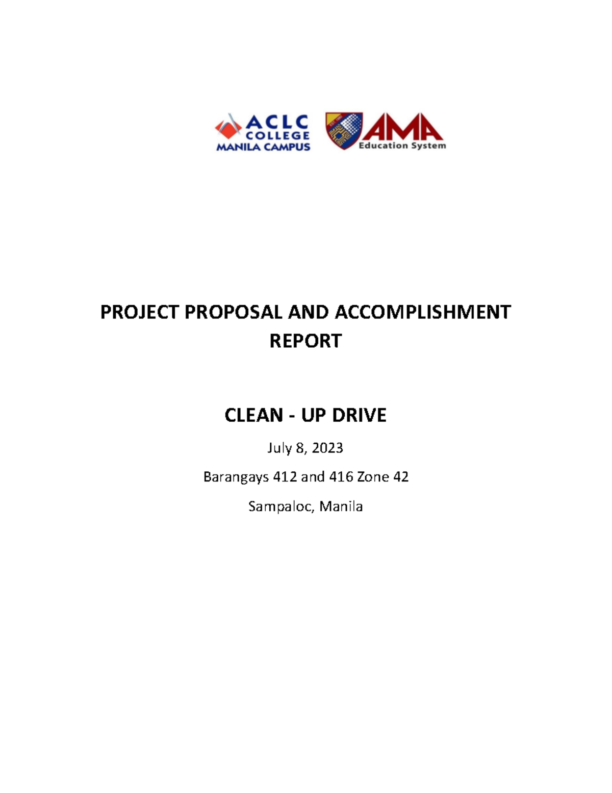 Documentation-NSTP-2-July-8-2023 - PROJECT PROPOSAL AND ACCOMPLISHMENT ...