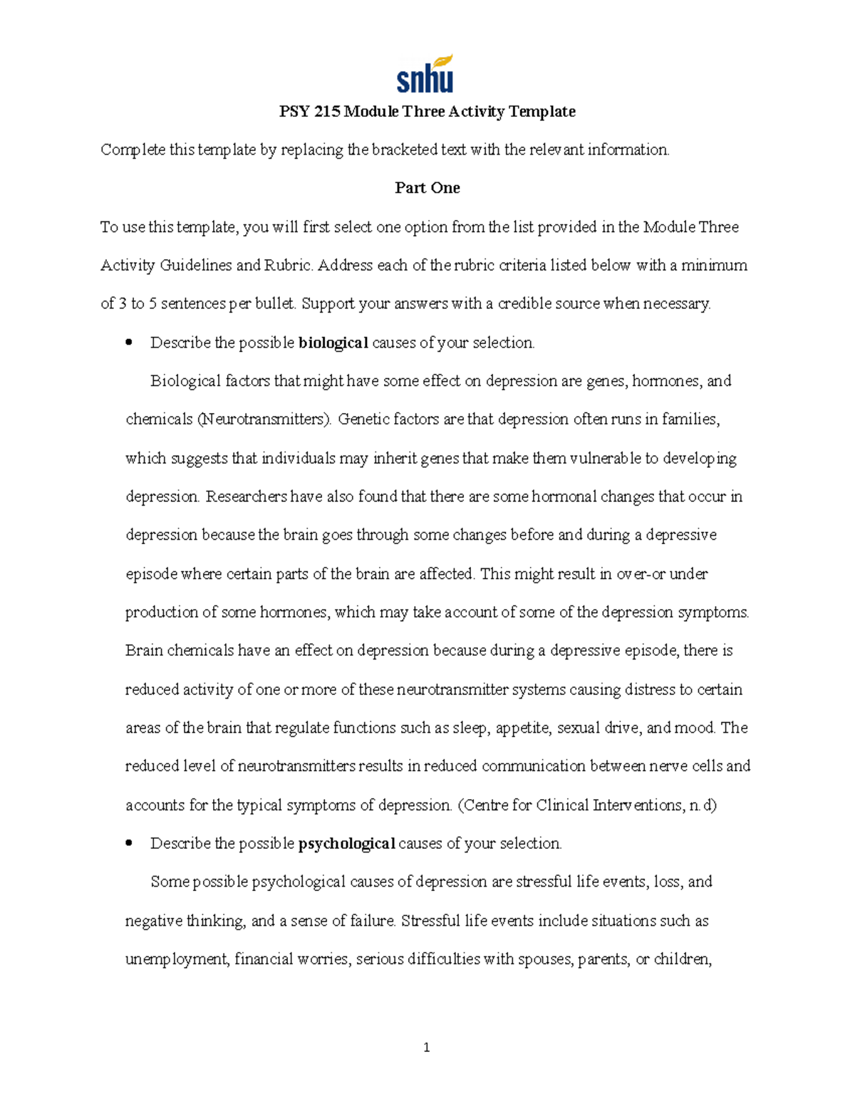 3-2 - module 3 assignment - PSY 215 Module Three Activity Template ...