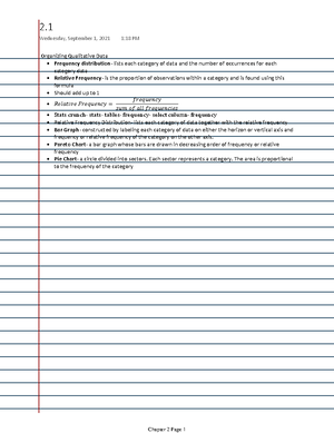Intro to stats chap 1 - Statistics Ch. 1 Data Collection The entire ...