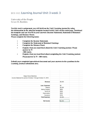 BUS 1102 Learning Journal Unit 3 week 3 - BUS 1102: Learning Journal ...