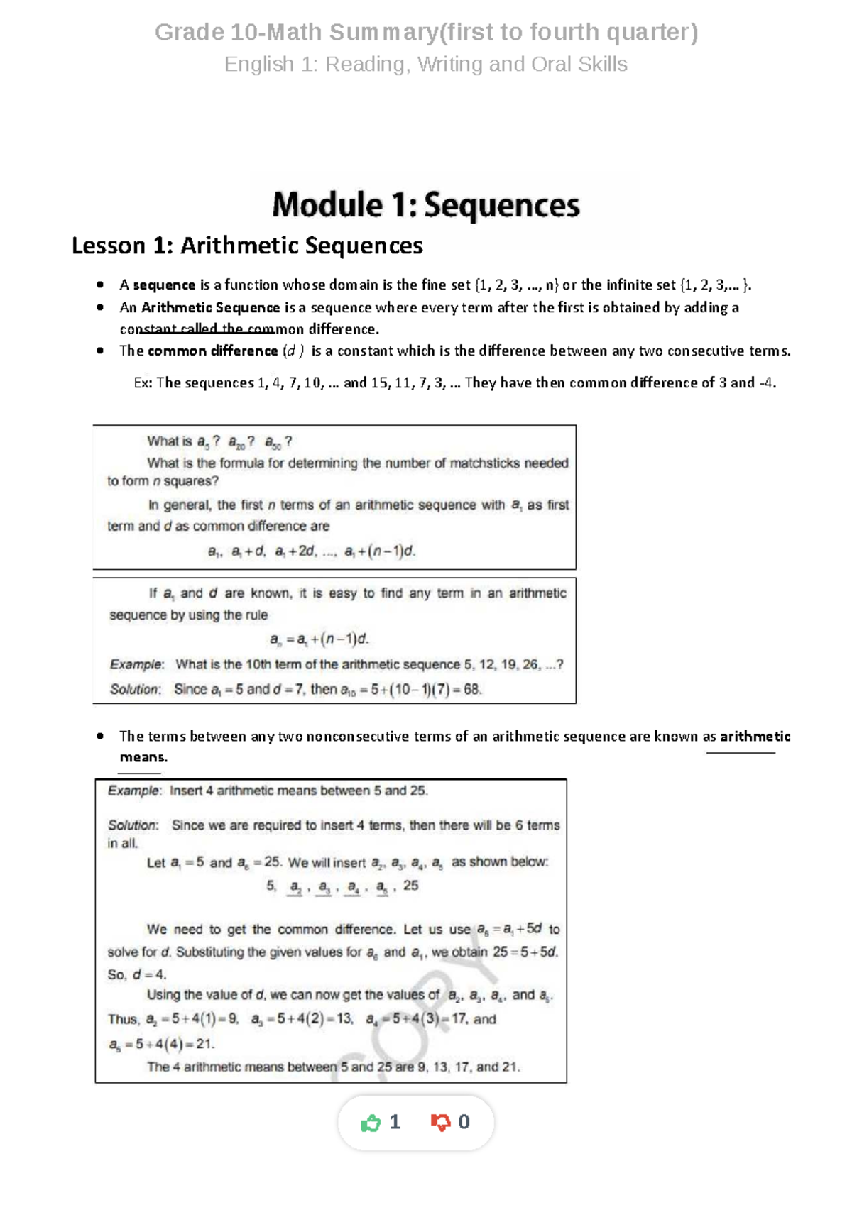 Grade-10-math-summaryfirst-to-fourth-quarter compress - Grade 10-Math ...