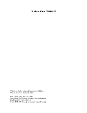 C269 Children's Lit Task 1 - CHILDREN’S LITERATURE TASK 1 Name ...