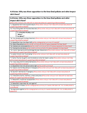 1.1 Section Notes Student Worksheet AICE US HISTORY - 1 Notes: How was ...