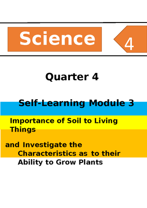 Science 4-Q4-SLM7 - Self-Learning Module 7 - Science 4 Quarter 4 Self-Learning Module ...