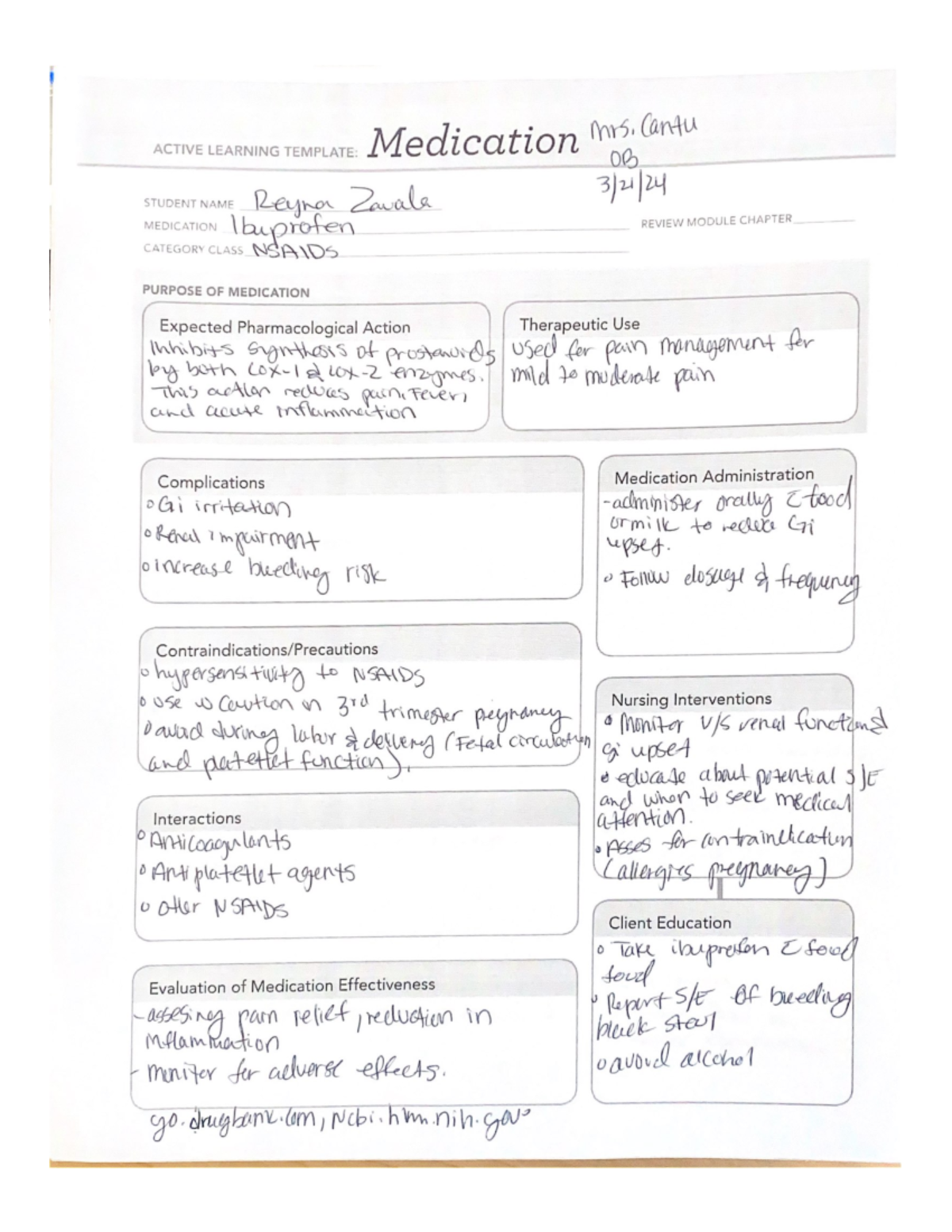 Active Learning Template 9 - lvn 64 - Studocu