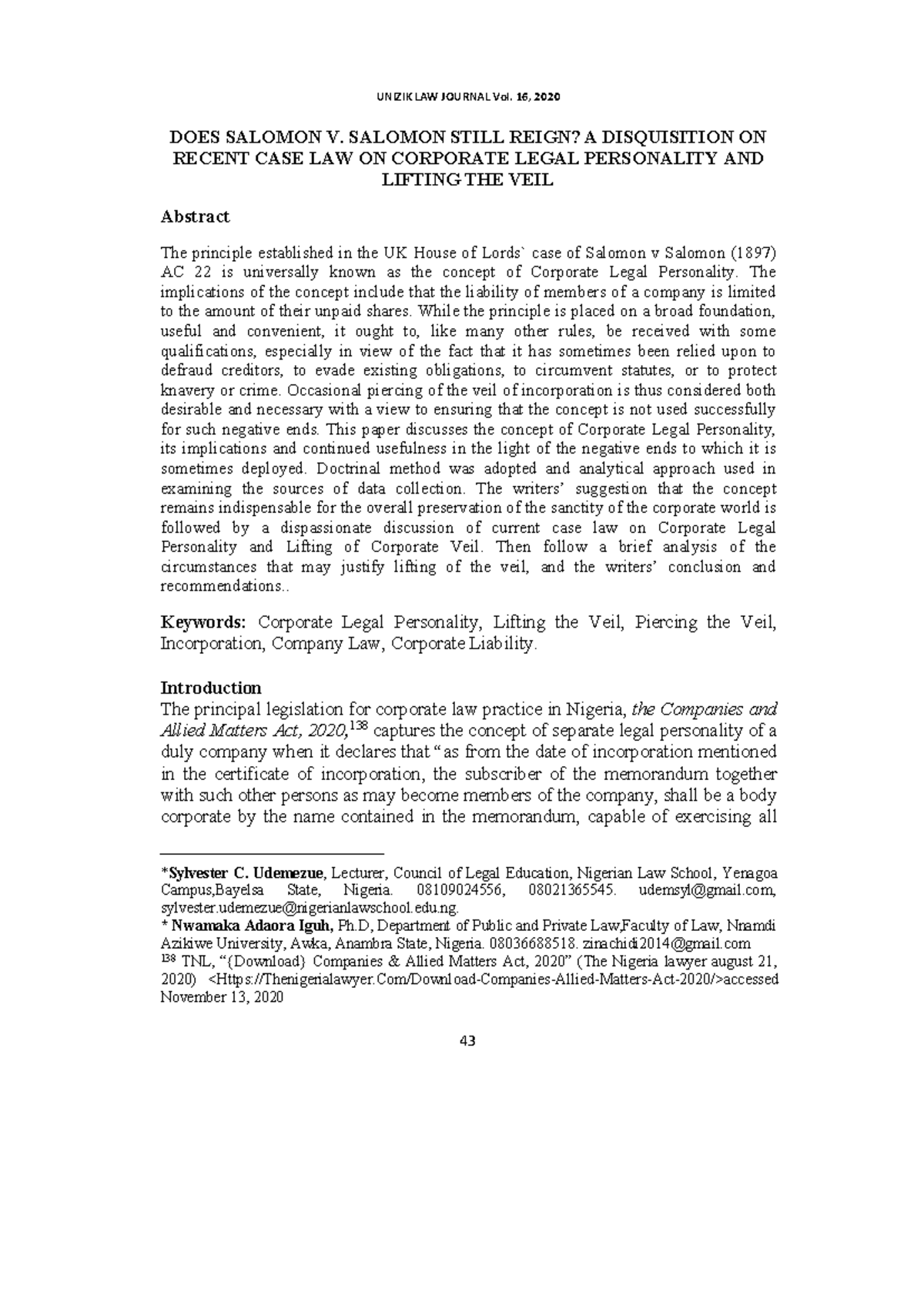 DOES+ Salomon+VS+ Salomon+ Still+ Reign+A+ Disquisition+ON+ Recent+CASE ...