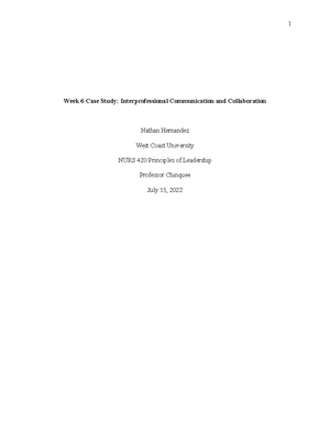 Studco - Week 2 - The information was not in my notes. but could not ...