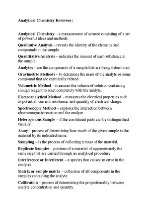 Chemistry Empirical Formula Exercises - Analytical Chemistry - Studocu