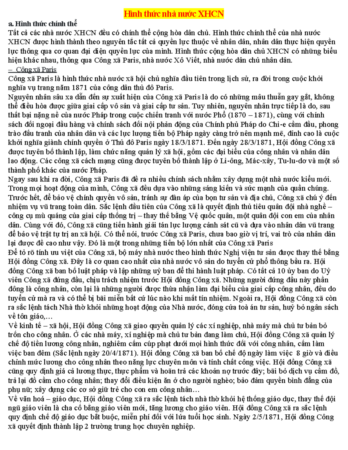 Hình thức nhà nước XHCN - Để làm được điều này, doanh nghiệp cần phải ...