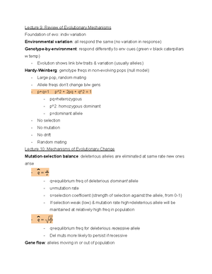 Copy of Evolutionary biology - Essentials of Evolutionary Biology ...