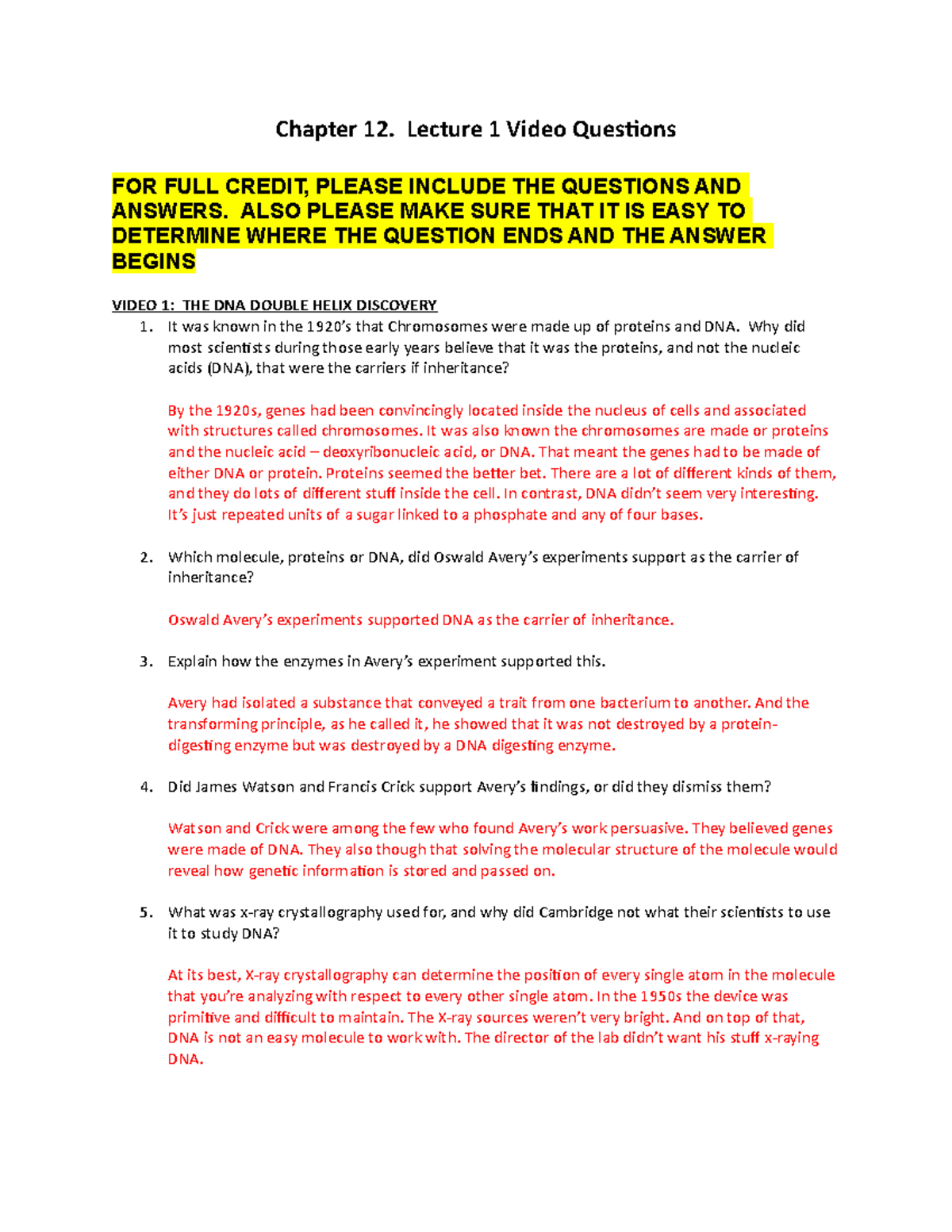 BIO 103 ~ AC Chapter 12 Lecture 1 - Chapter 12. Lecture 1 Video ...