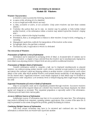 UID Module 4 - USER INTERFACE DESIGN Module IV-Multimedia Text for Web Pages: Words Jargon ...