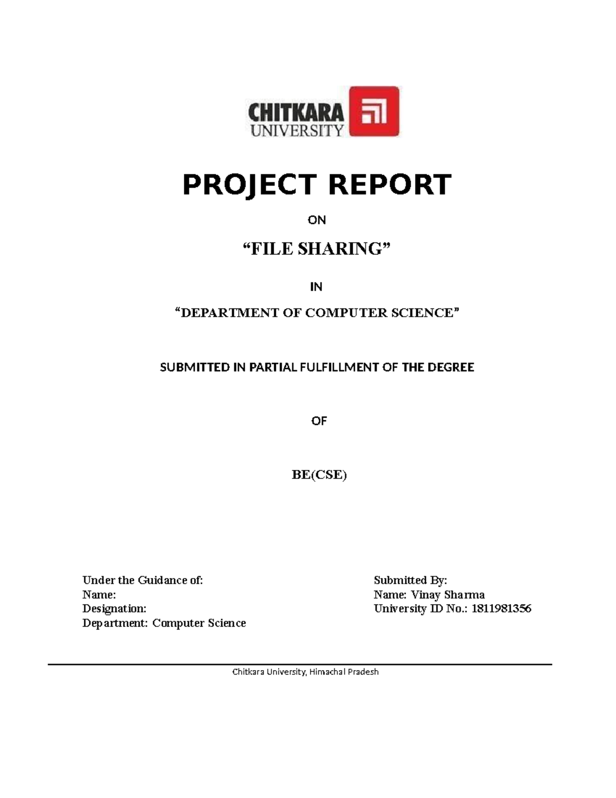 Project Report for Industrial Experience - Software Engineering - Studocu