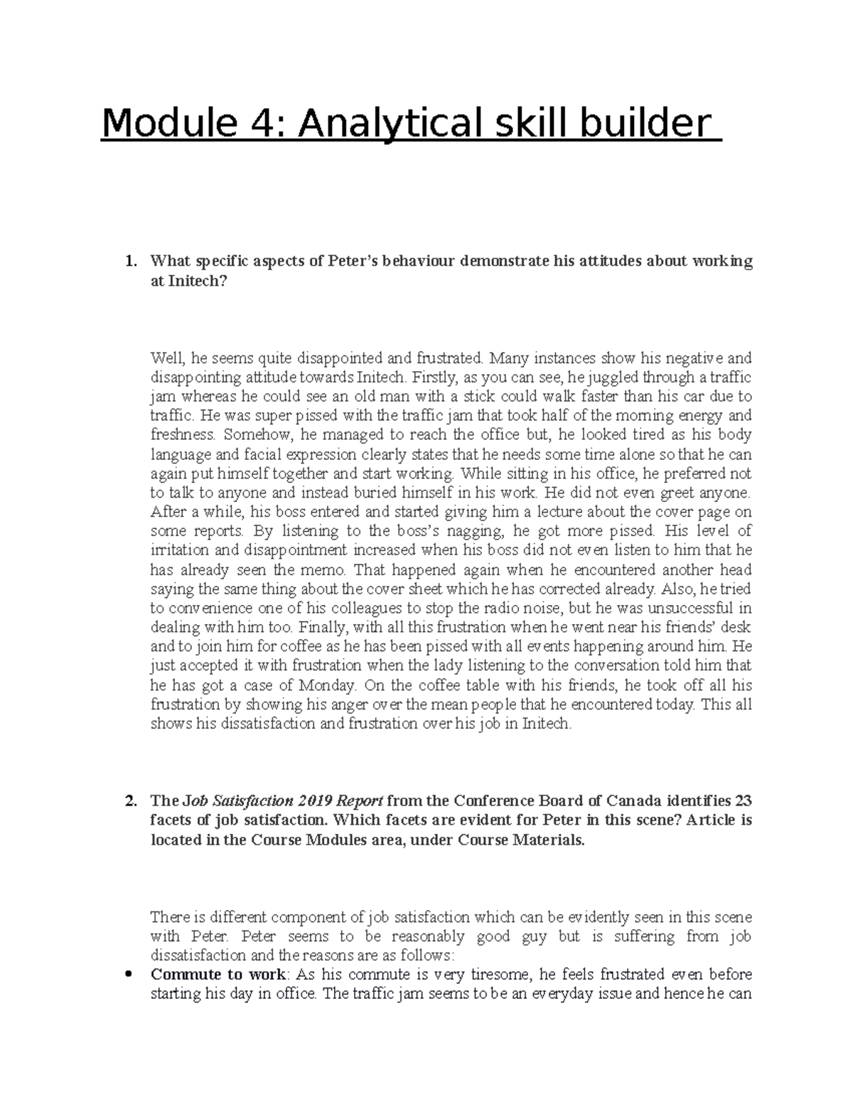 Assignment 4 - Nothing - Module 4: Analytical skill builder 1. What ...