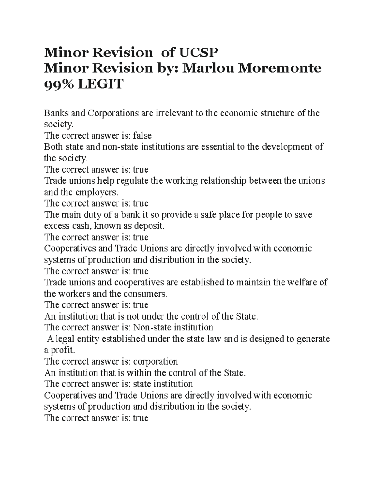 UCSP-11-20 - hope this can help - Minor Revision of UCSP Minor Revision ...