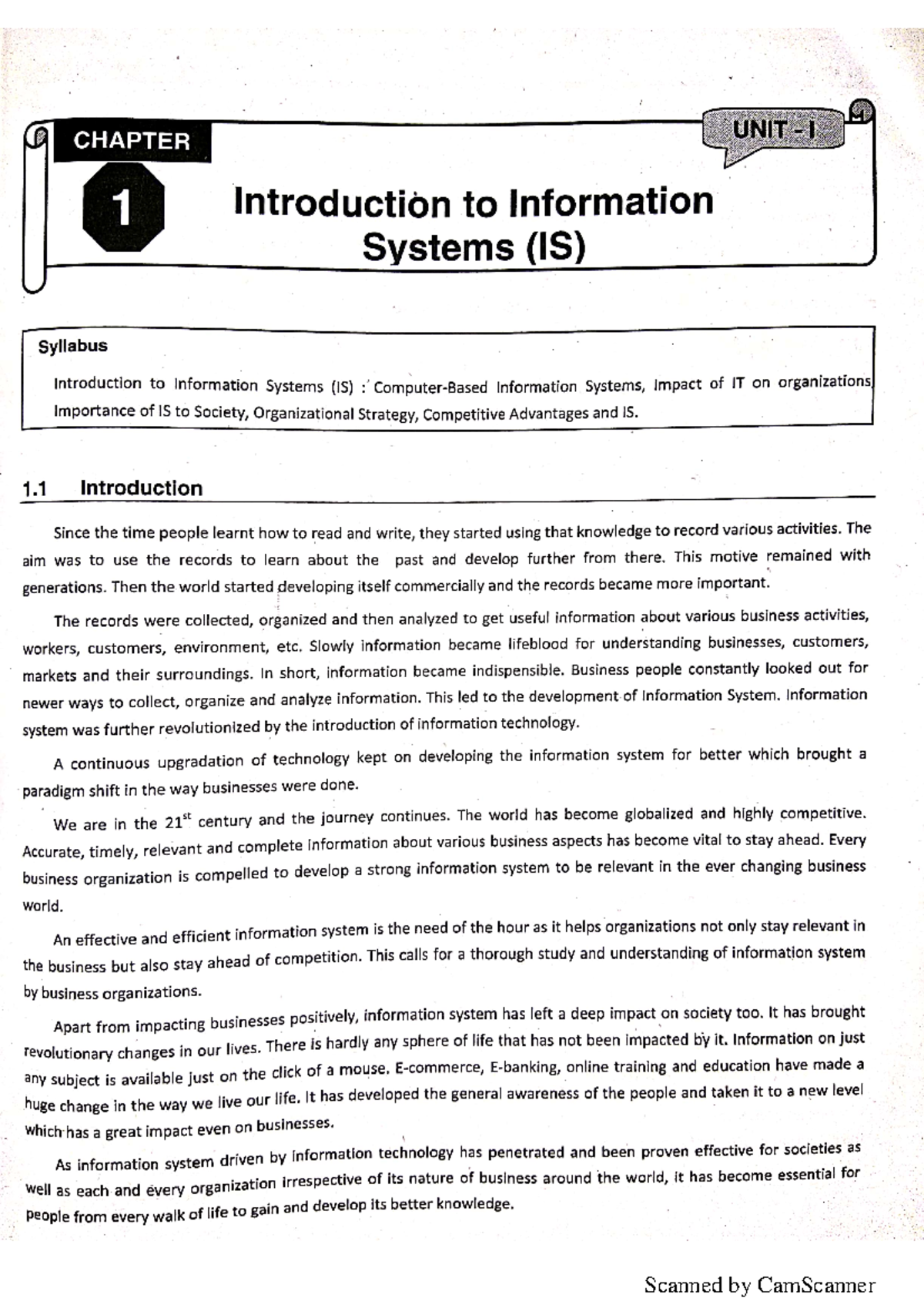MIS 1-4 - management information system courwork from chapter 1 to chapter 4 - Management - Studocu