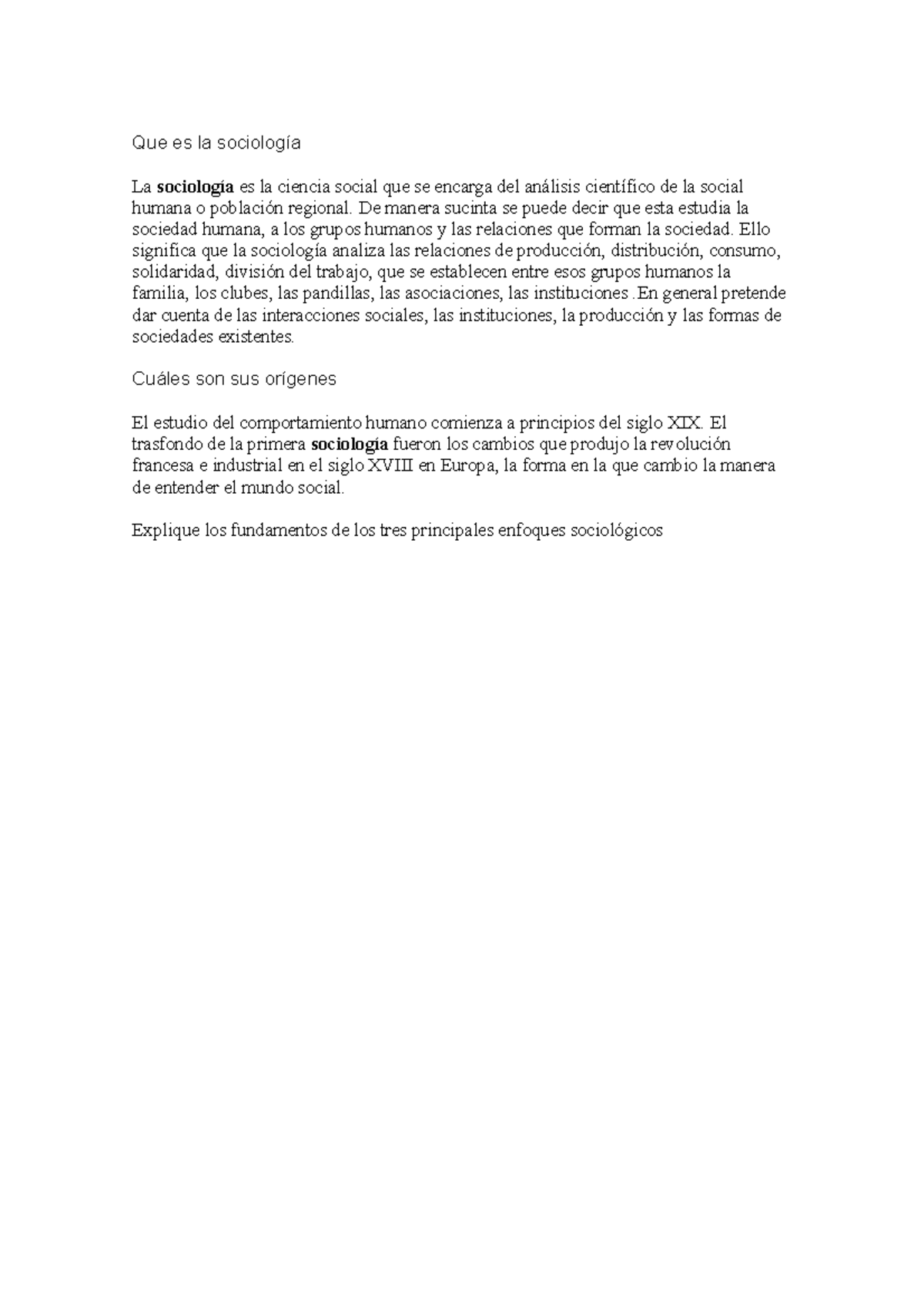 Que Es La Sociología Teorías Sociólogicas Que Es La Sociología La