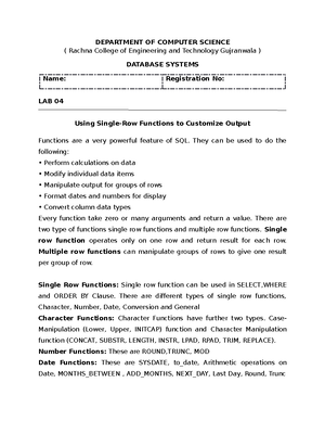 Lab report for machine tool and machining - LAB MANUAL Machine Tool and ...