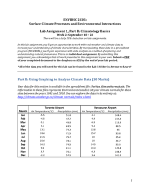 Envirsc 2C03 Lab2 part A - EARTH SC | ENVIR SC 2C03: Surface Climate ...